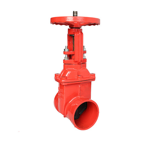 Cast iron Rising stem hard sealed flange gate valve